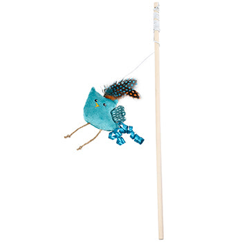 Aztec bird cat wand – www.houseofpaws.co.uk
