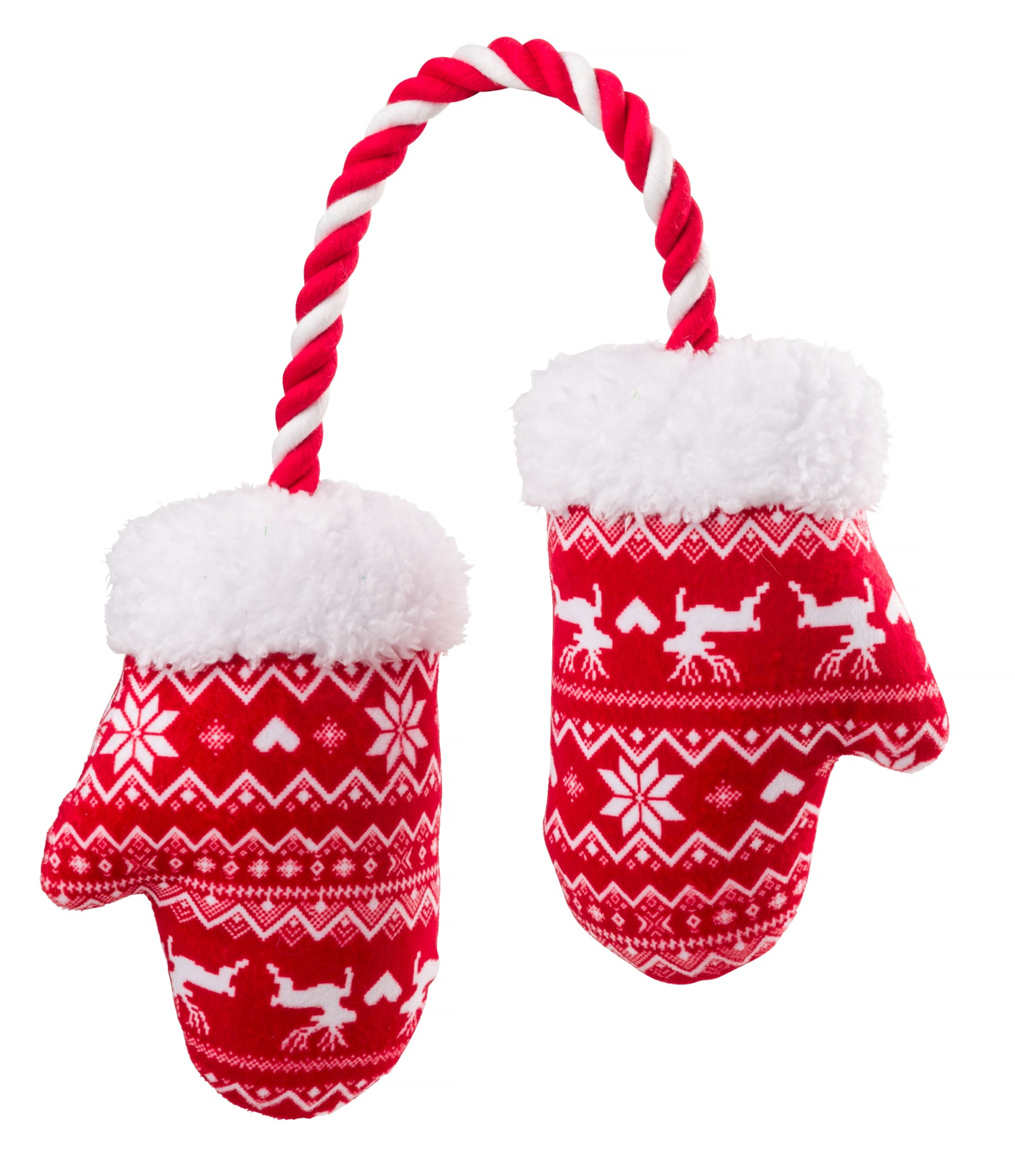 Christmas Mittens Rope Toy – www.houseofpaws.co.uk
